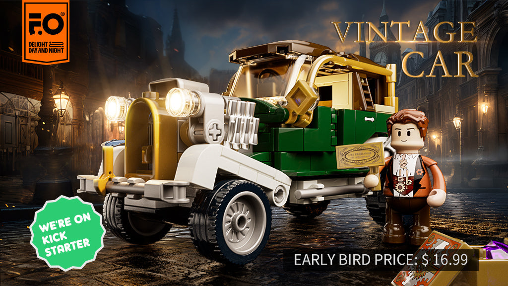 Steampunk Vintage Car Building Set – Unique Design at Great Price ...