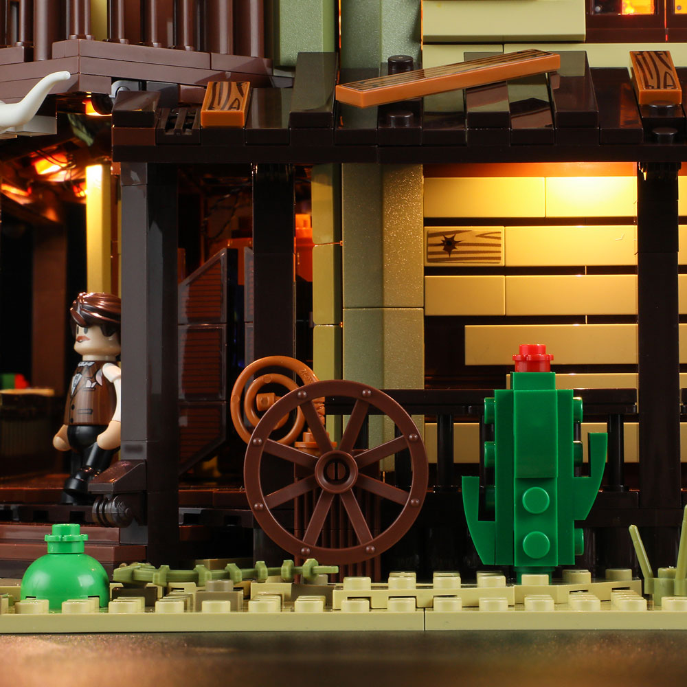 Funwhole Western Saloon Building Block Toy(Come With Light Kit)- The ...