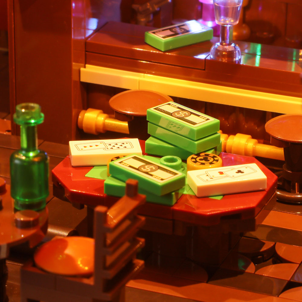 Funwhole Western Saloon Building Block Toy(Come With Light Kit)- The ...