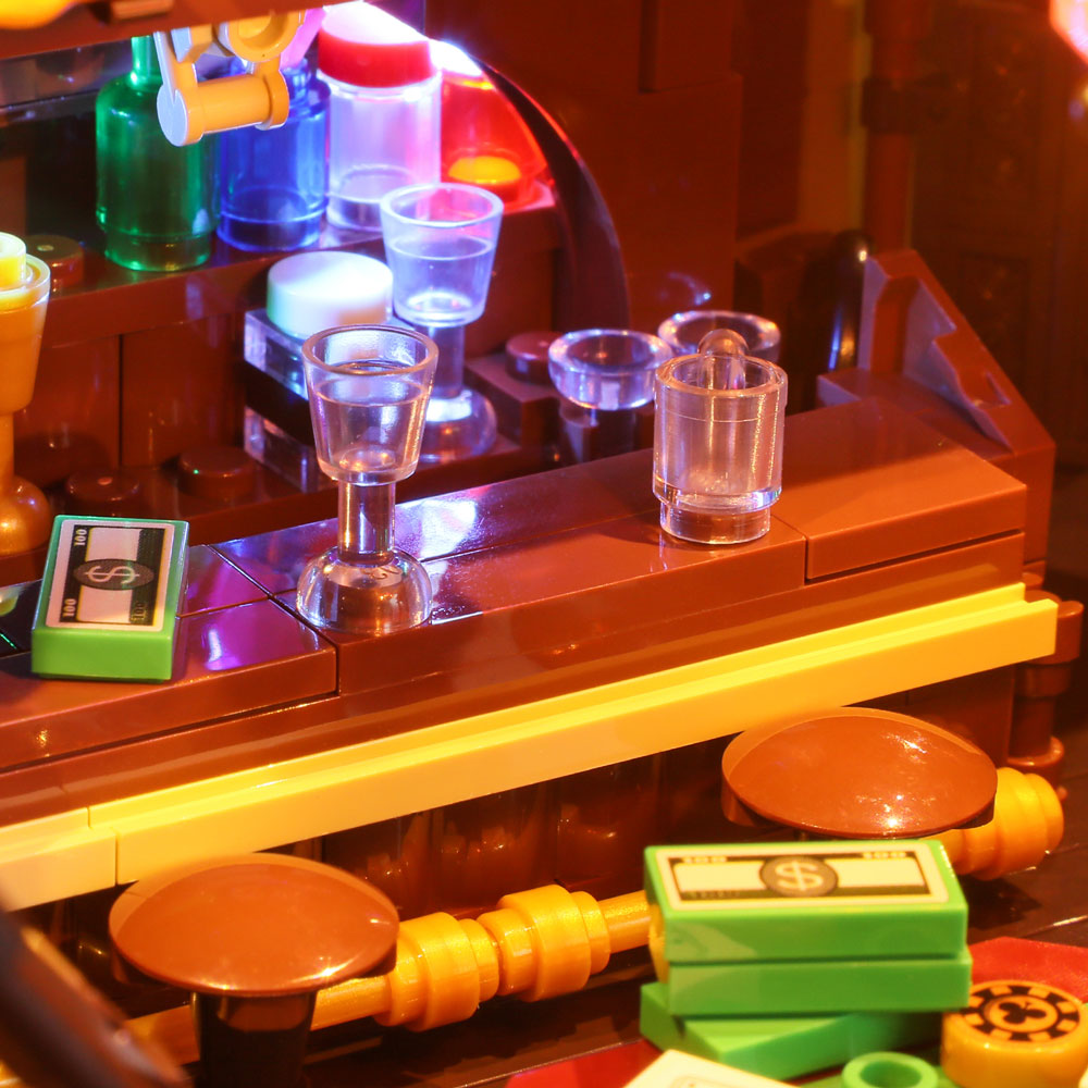 Funwhole Western Saloon Building Block Toy(Come With Light Kit)- The ...