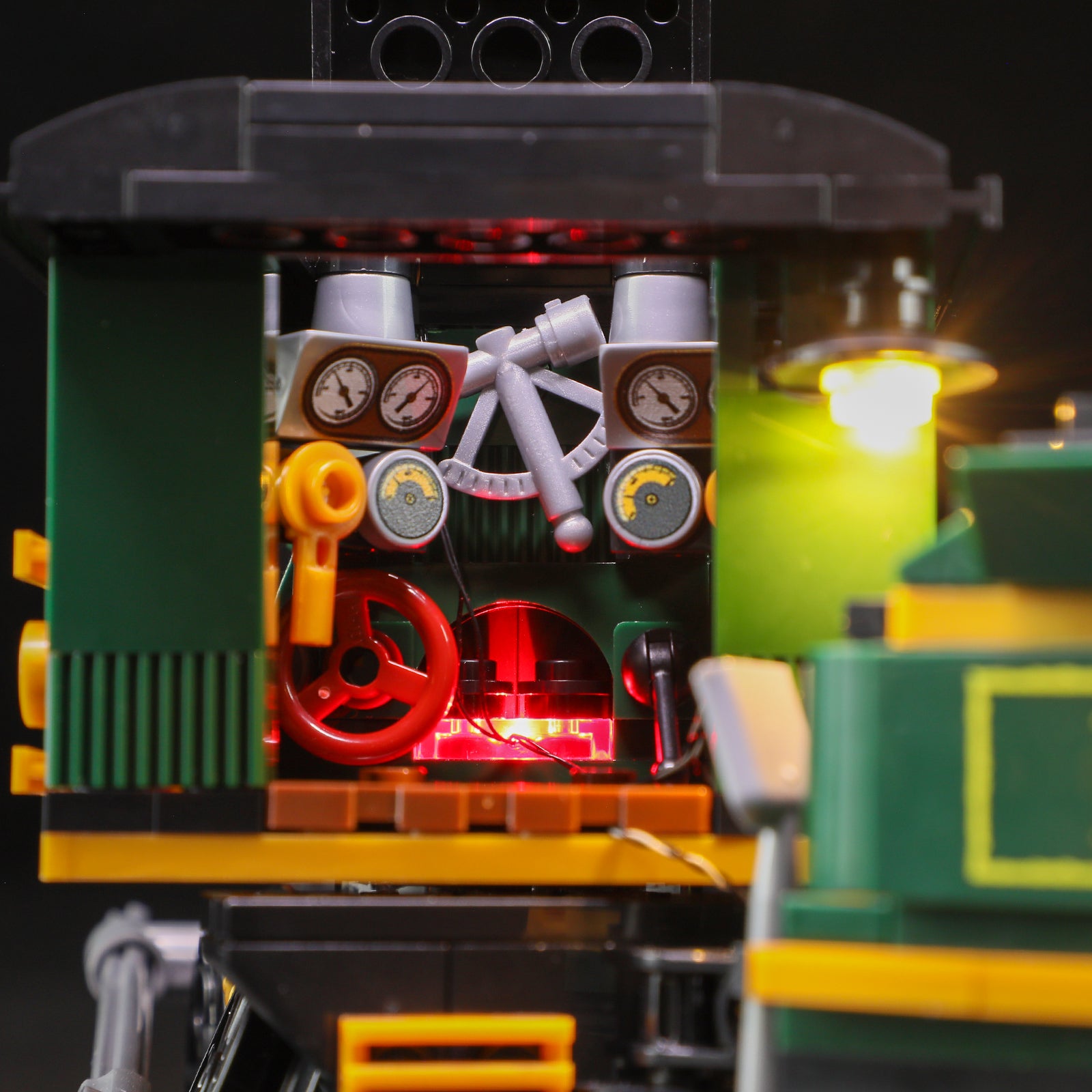 Lumibricks Western Freight Train F9036 – LED Steam Locomotive Building Set