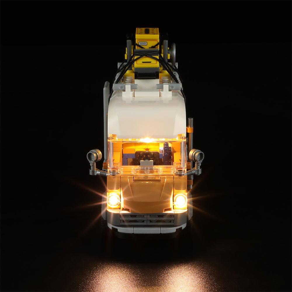 FUNWHOLE Building Blocks Carpentry Van Lighting Building-Bricks Set ...