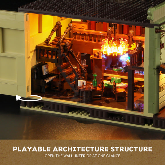 Funwhole Western Saloon Building Block Toy(Come With Light Kit)- The ...