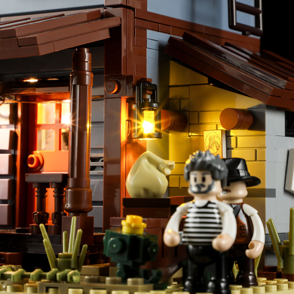 Funwhole Sheriff's Office Building Blocks Toy(Come With Light Kit)- The ...