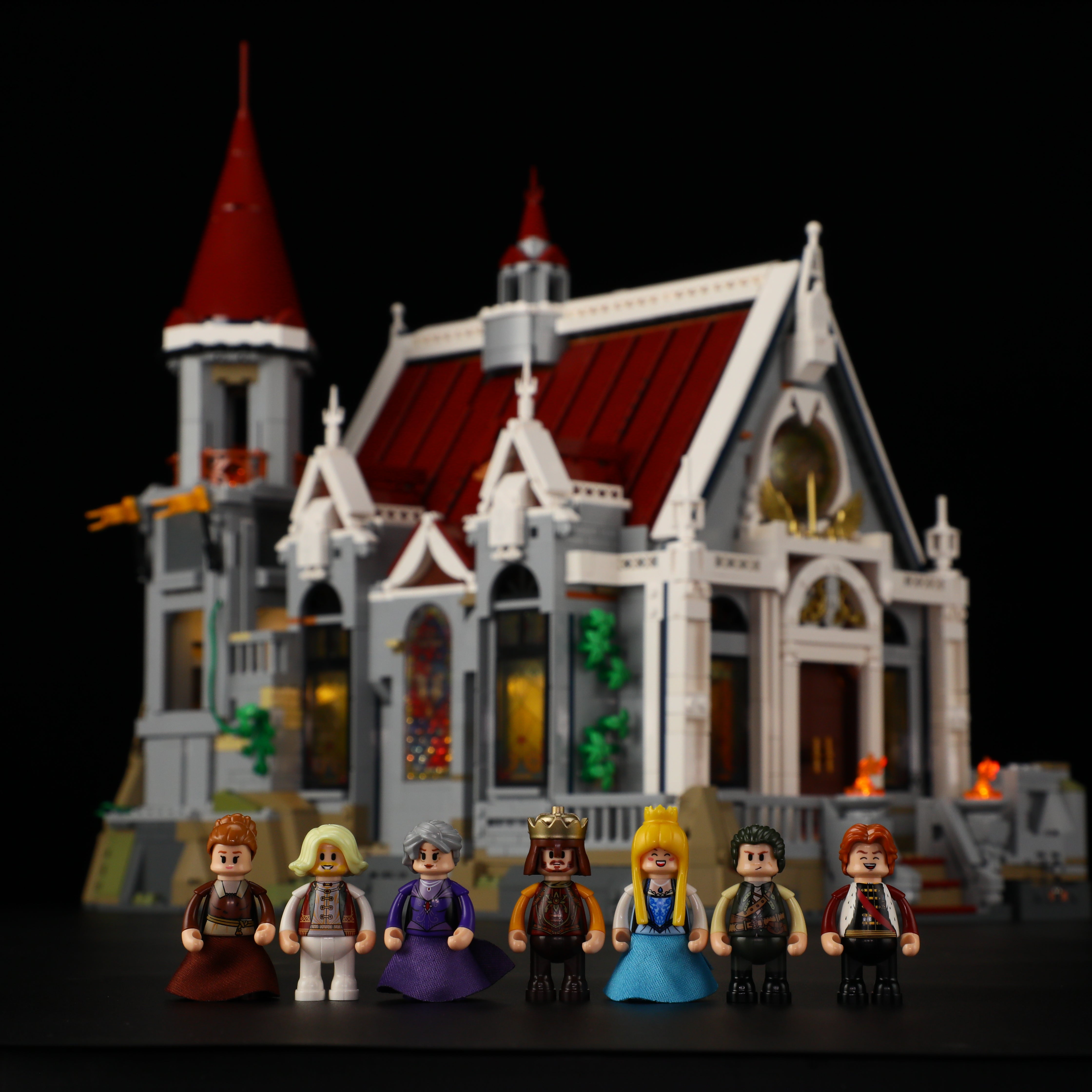 Lumibricks Castle Banquet Hall L9071 – LED Medieval Building Set
