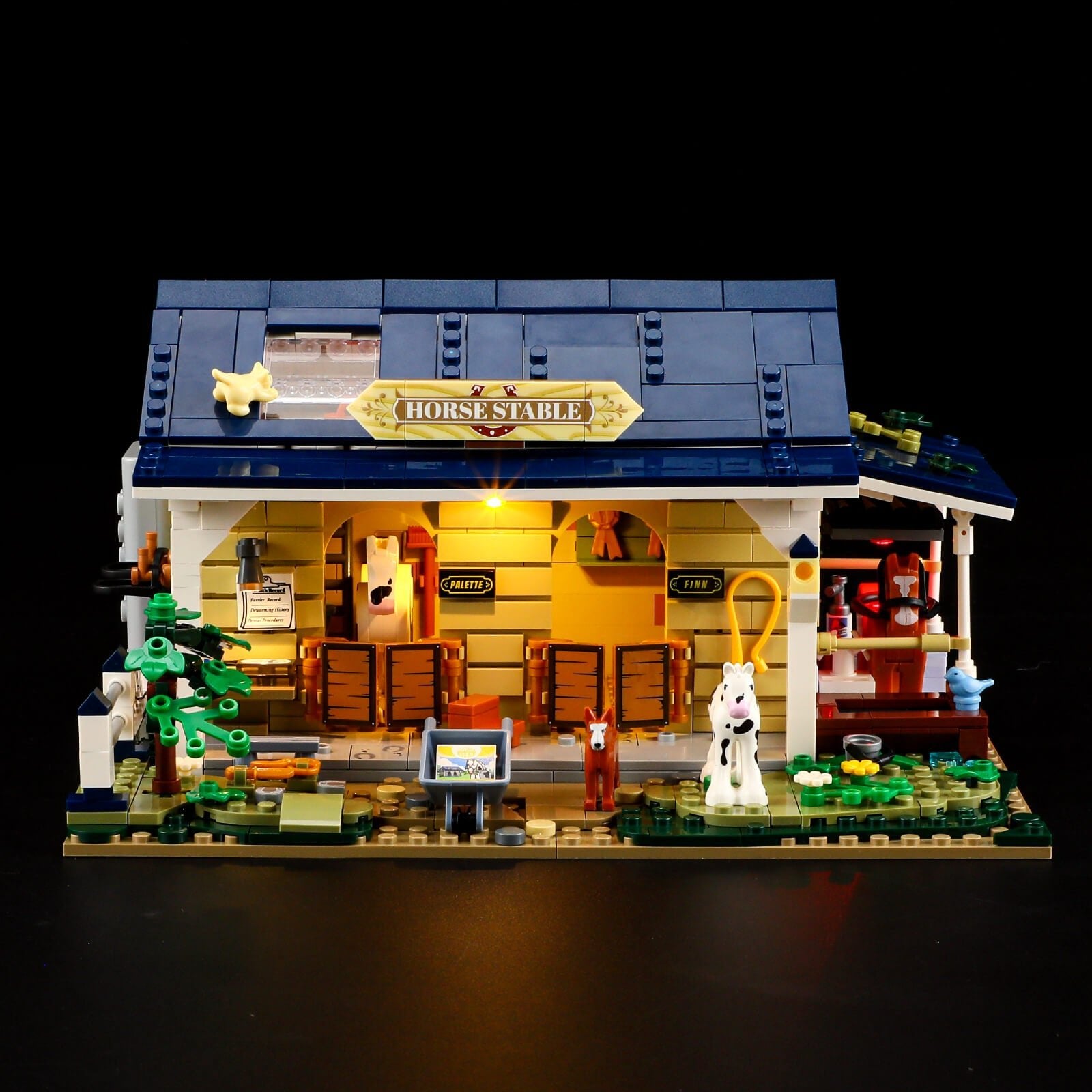 Lumibricks Horse Stable Set F9080 | LED Building Kit