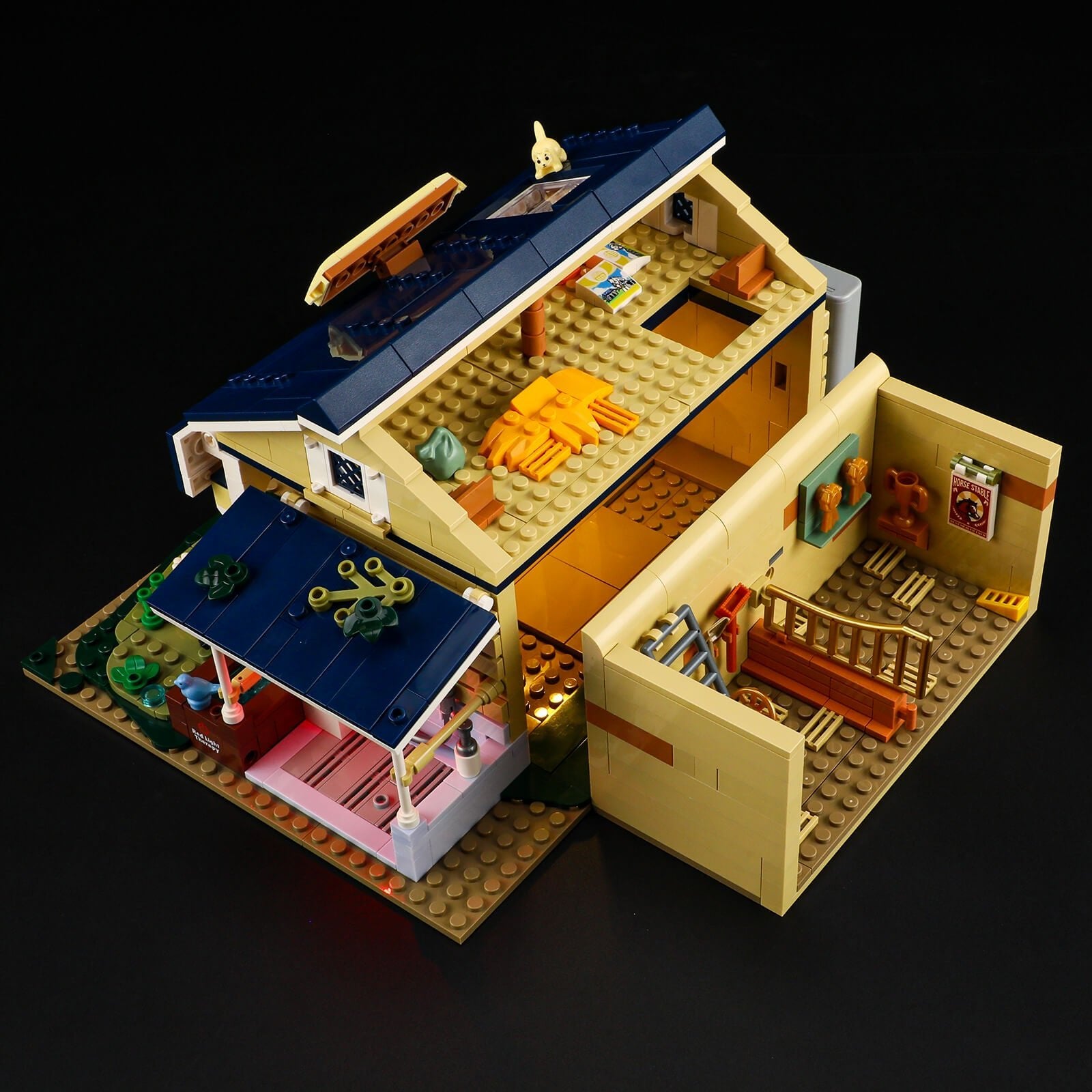 Lumibricks Horse Stable Set F9080 | LED Building Kit