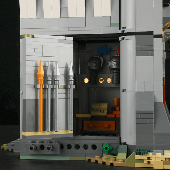 LUMIBRICKS Castle Armory — Medieval Armory Building Set – Lumibricks