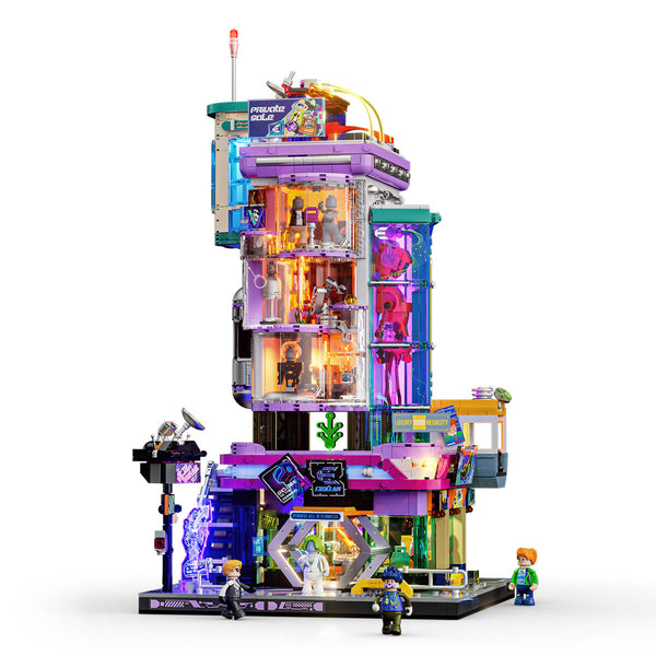 Lumibricks Cyberpunk Brick Sets – Futuristic LED Building Kits for Adults