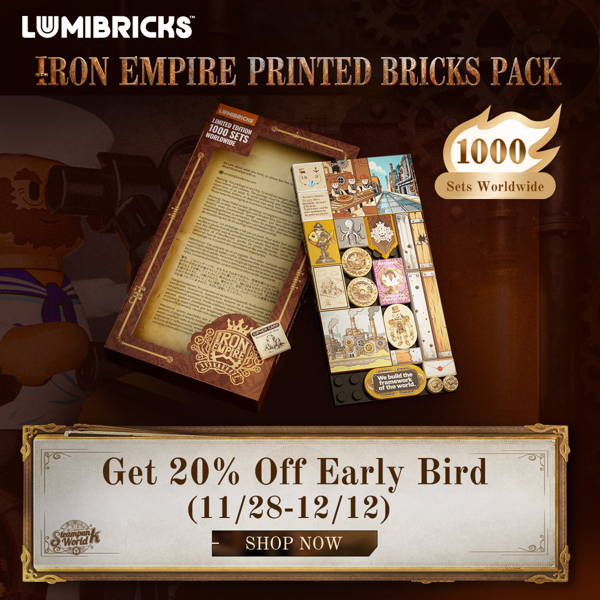 Iron Empire Printed Bricks Pack – Lumibricks