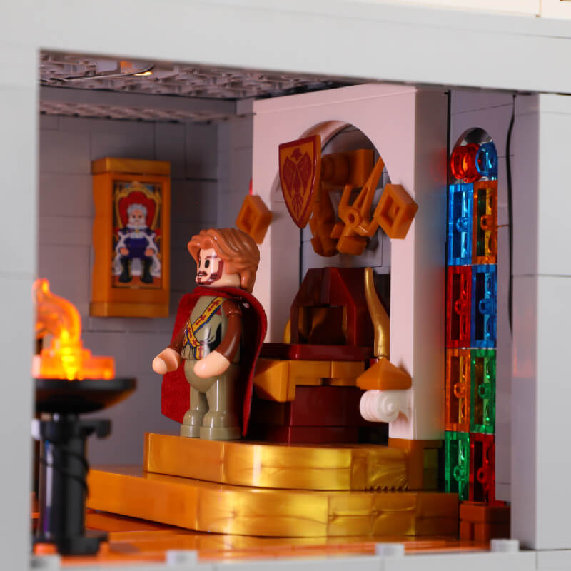 Lumibricks King’s Castle Treasury L9105 – LED Medieval Vault Building Set
