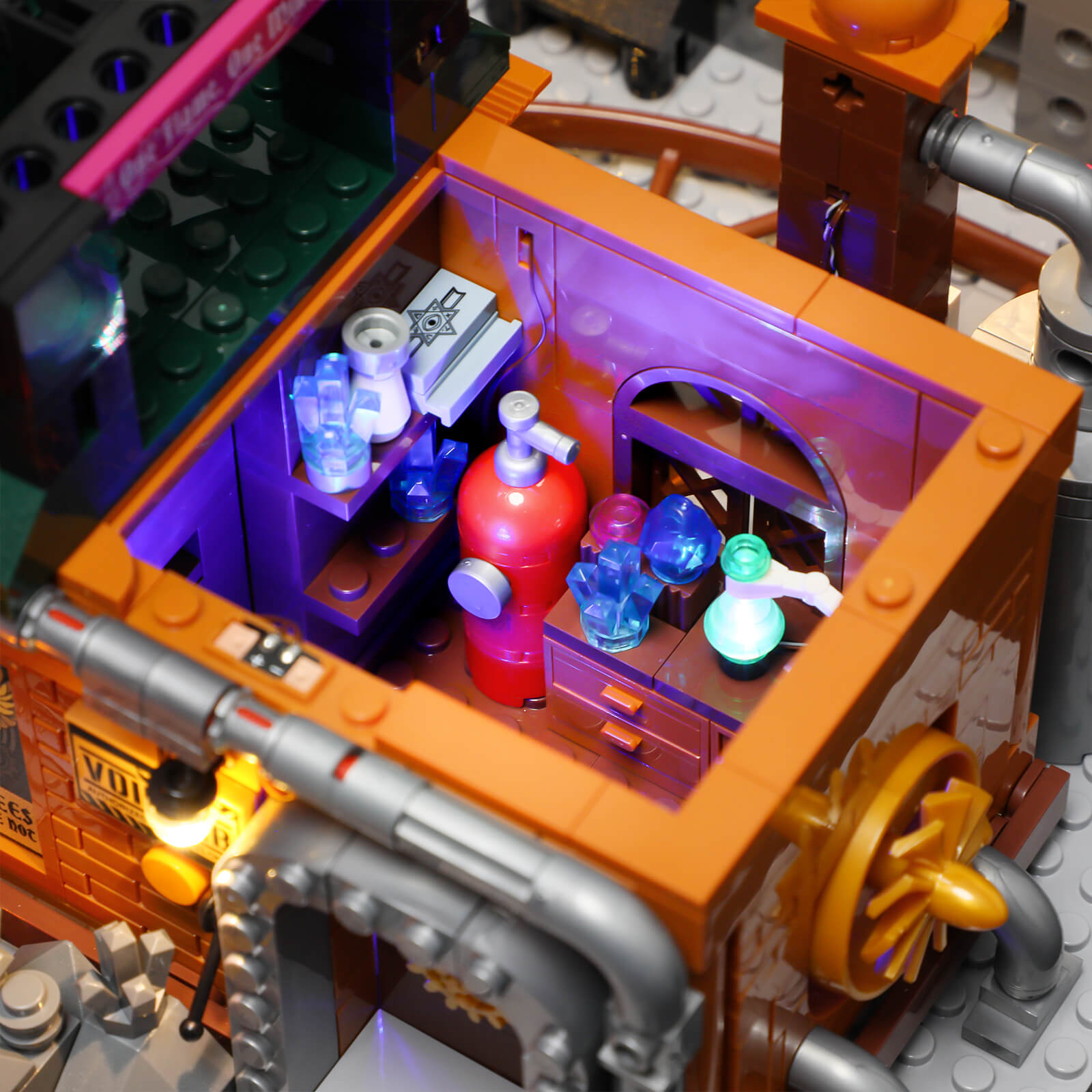 Lumibricks Ore Factory L9101 – LED Industrial Mining Building Set