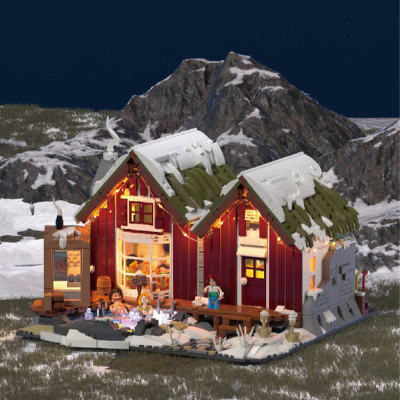 Lumibricks Spa Cabin L9096 – LED Forest Retreat Building Set with Hot ...