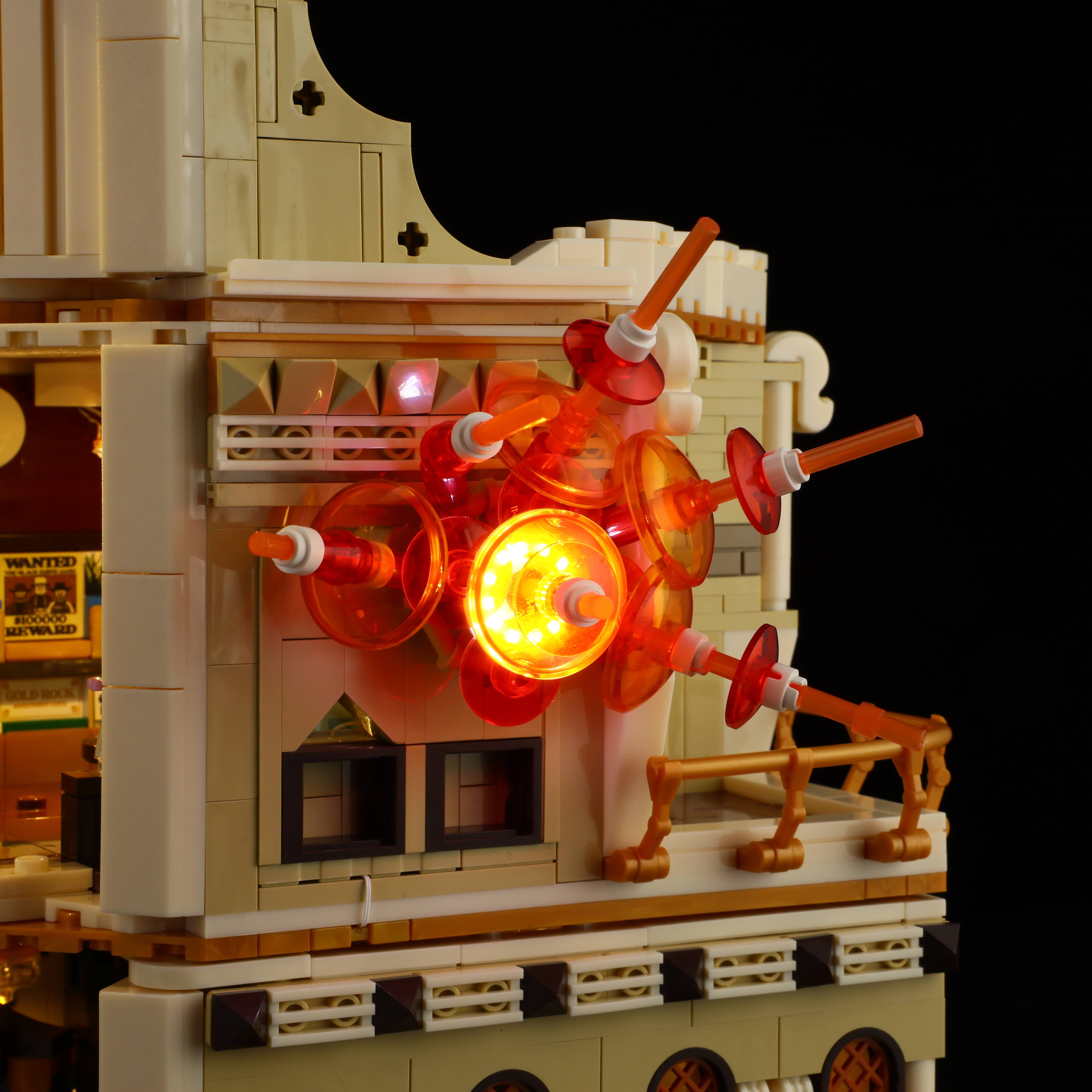 Lumibricks Western Bank Heist 14013 – Old West Building Set with LED Lights
