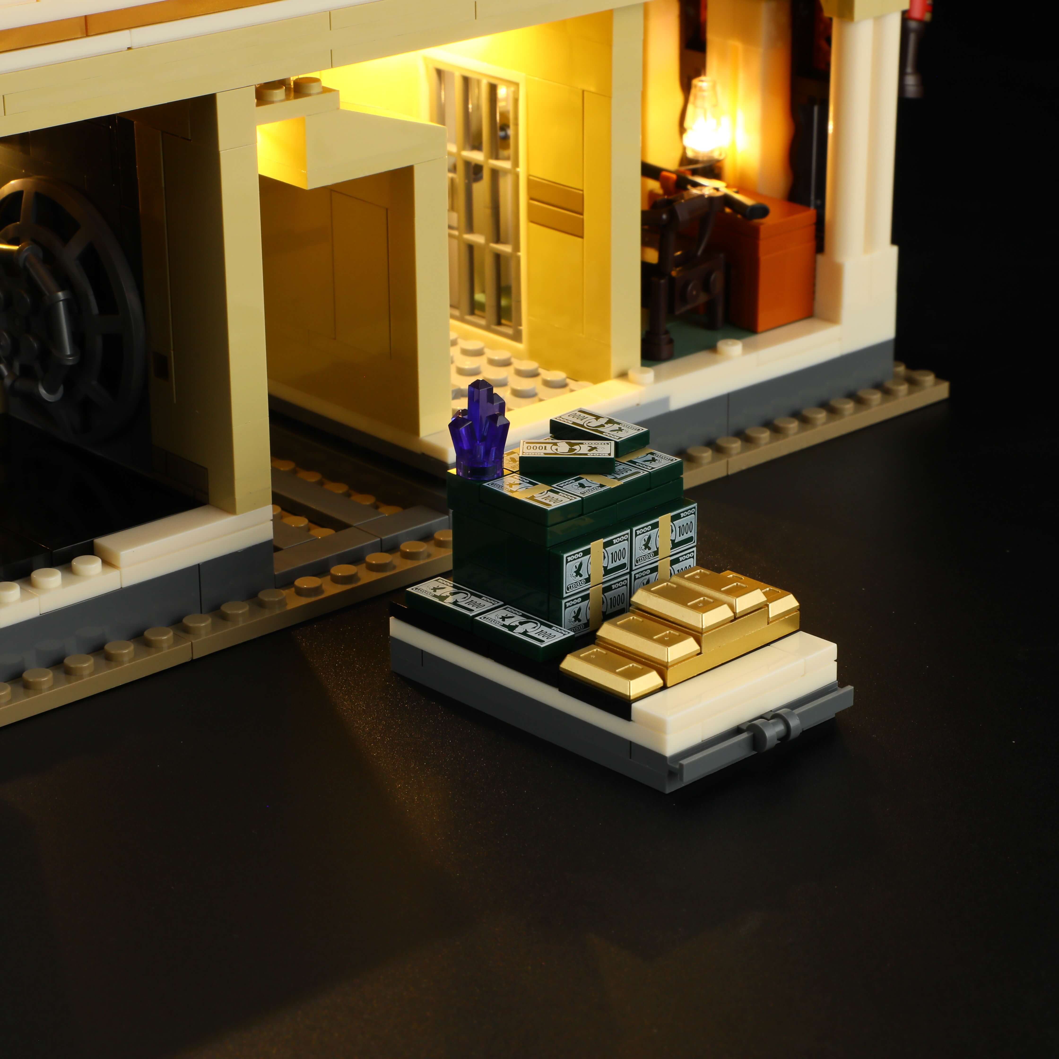 Lumibricks Western Bank Heist 14013 – Old West Building Set with LED Lights