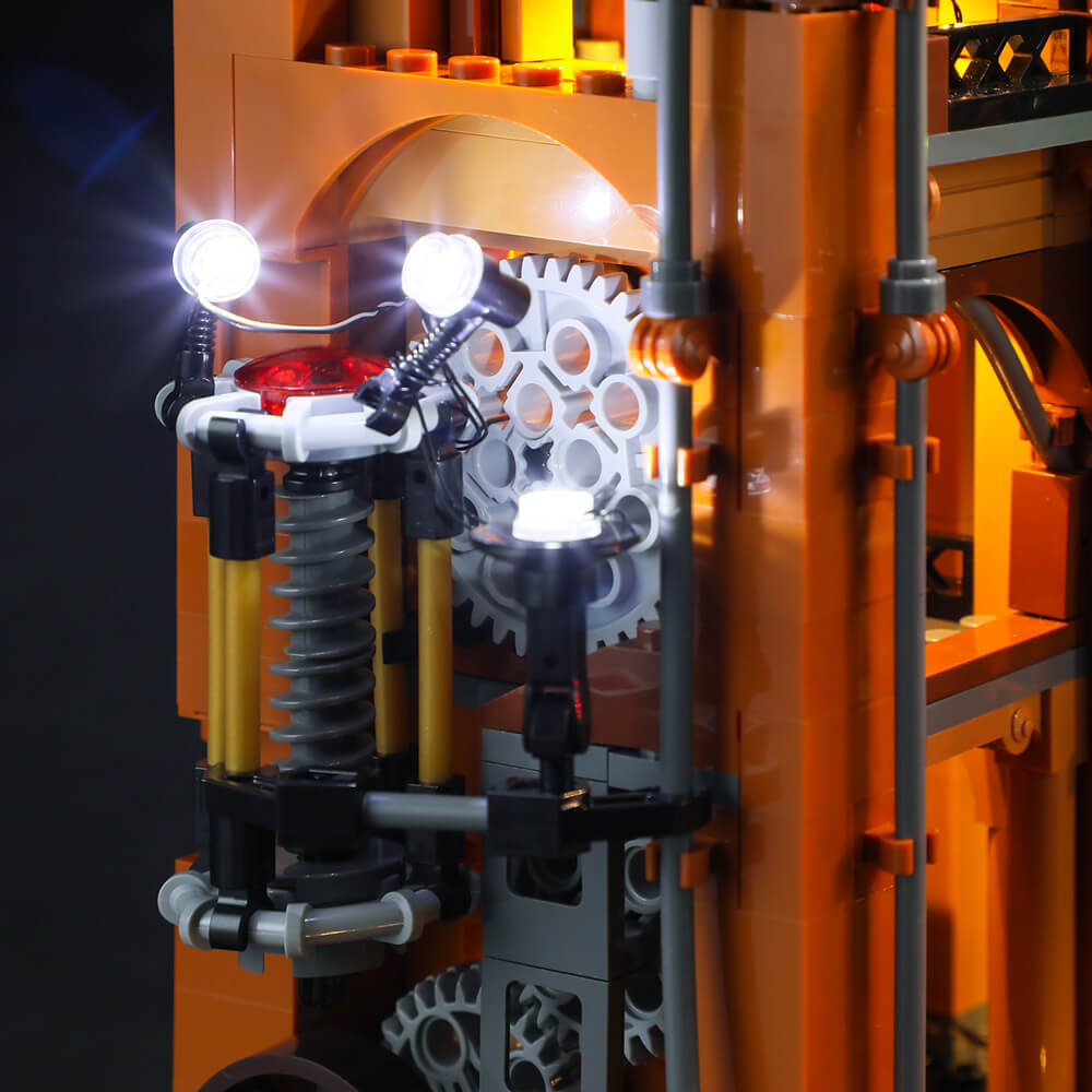 Lumibricks Steampunk Train Station – LED Brick Station with Retro ...